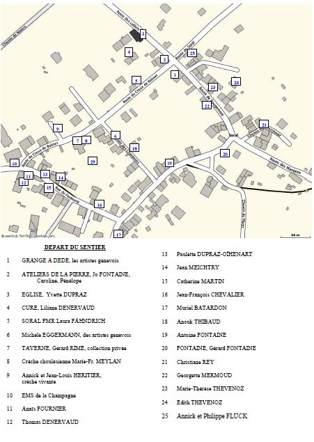 Sentier des crèches à Soral — Commune de Laconnex • Canton de Genève
